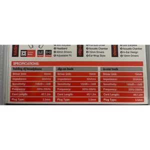 Sentry | Headphones | New Sentry Folding Headphones 3 Pack Buds Ear ...